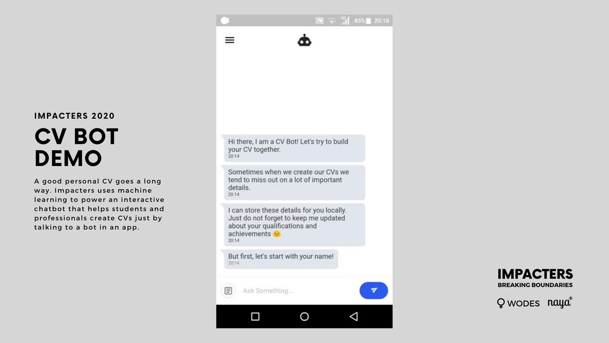 Impacters: The CV Bot Project